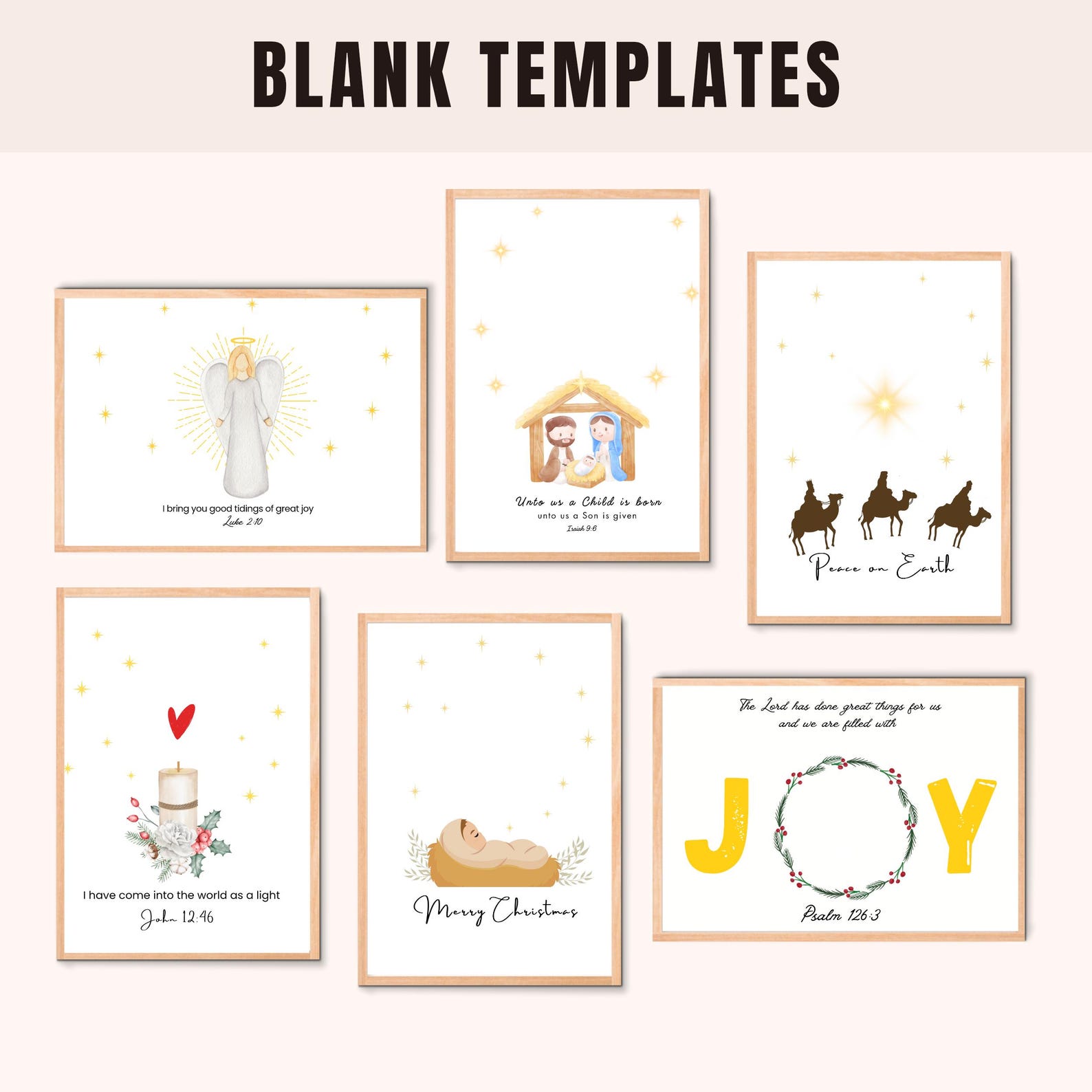 Christmas Nativity Handprint Art Bundle, Kids Craft (printable) - Etsy