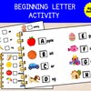 Beginning Sounds, Printable Alphabet Game, Preschool Curriculum ...