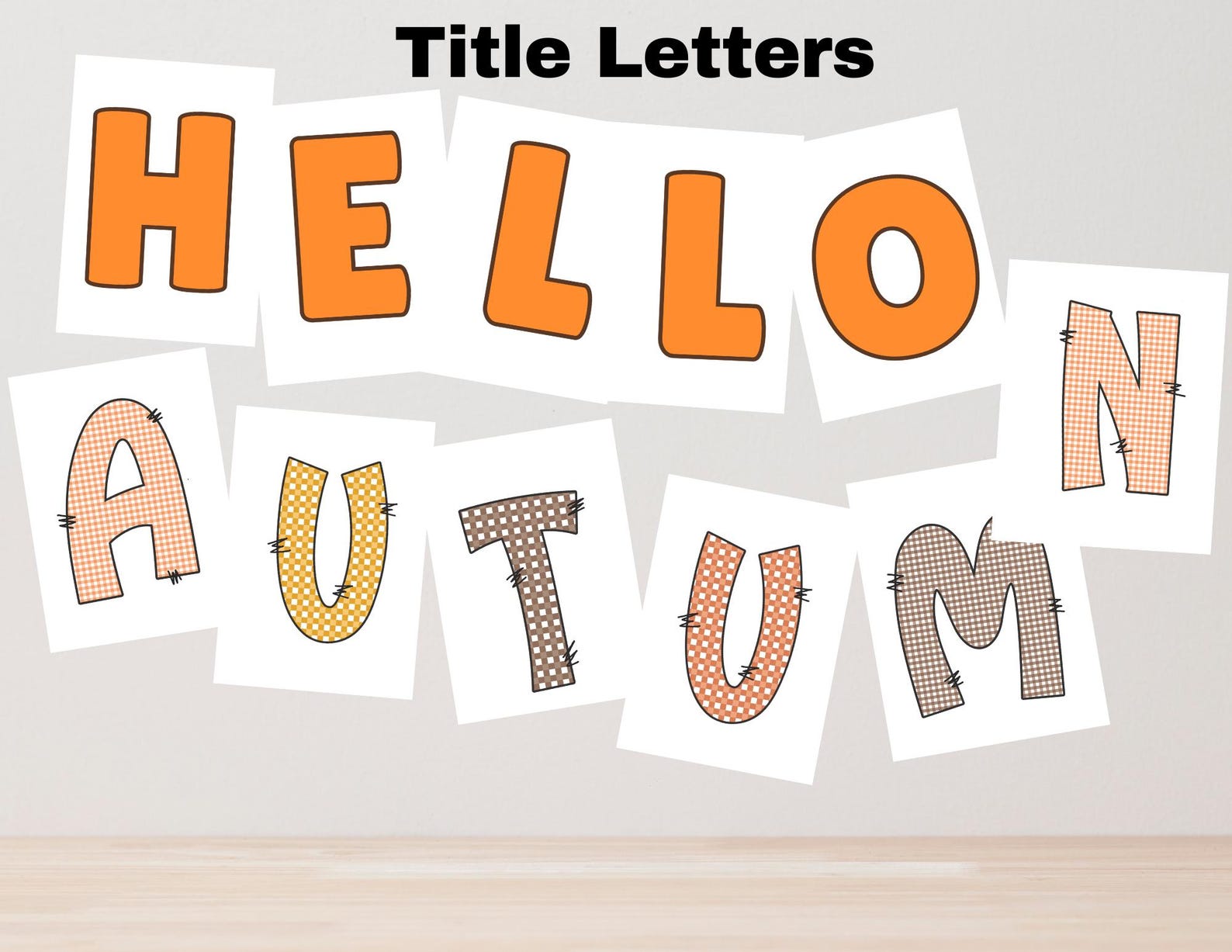 Cutesy Fall Classroom Bulletin Board Kit | Autumn Decor (printable) - Etsy