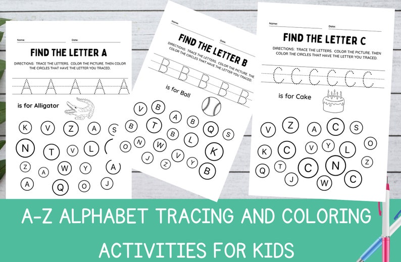 Alphabet Tracing for Preschool Phonics Alphabet Tracing Tracing ...