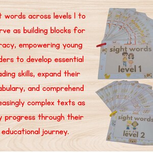 Sight Words Level 1 to 5, Basic Sight Words Flashcards, Reading Sight ...