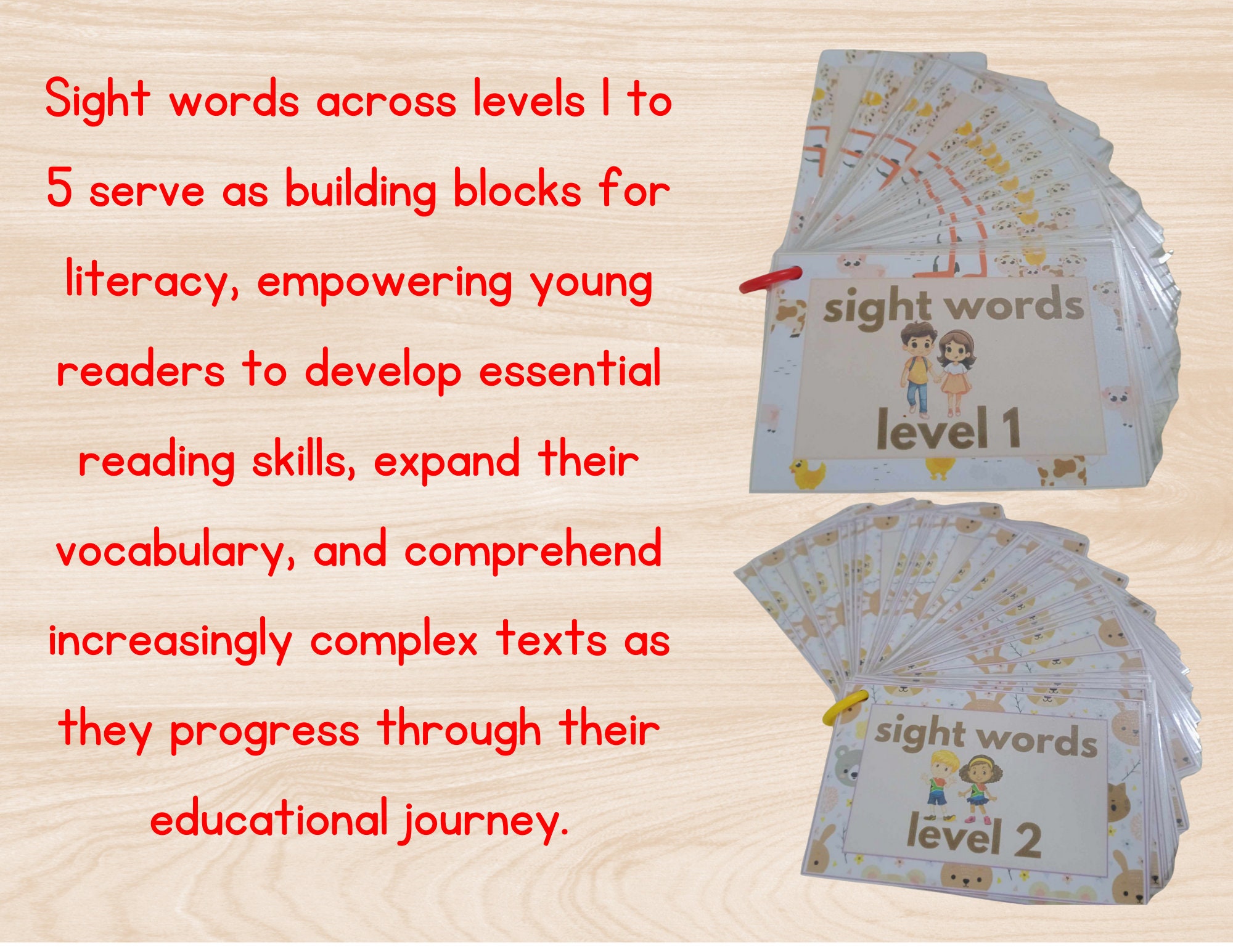 Sight Words Level 1 to 5, Basic Sight Words Flashcards, Reading Sight ...