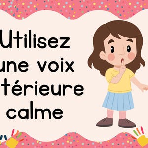 French Preschool Classroom Rules Classroom Display I French ...