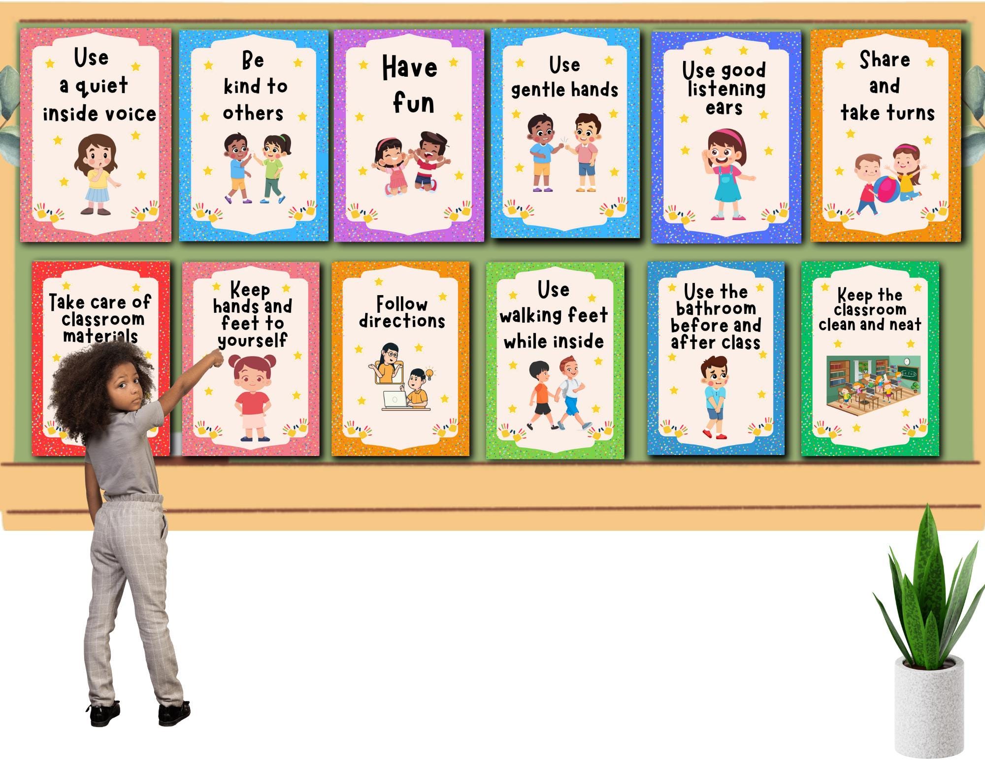 Classroom Rules Printable | Daycare Rules | Classroom Rules | Daycare ...