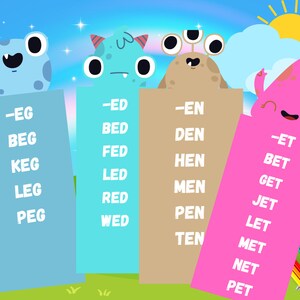 CVC Phonics, Flashcards, CVC Word Families Flashcards, CVC Phonics ...