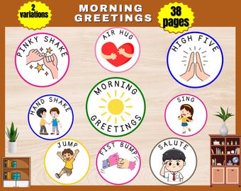 Morning Greeting, Morning Greeting to Welcome Kids, Printable Kids ...