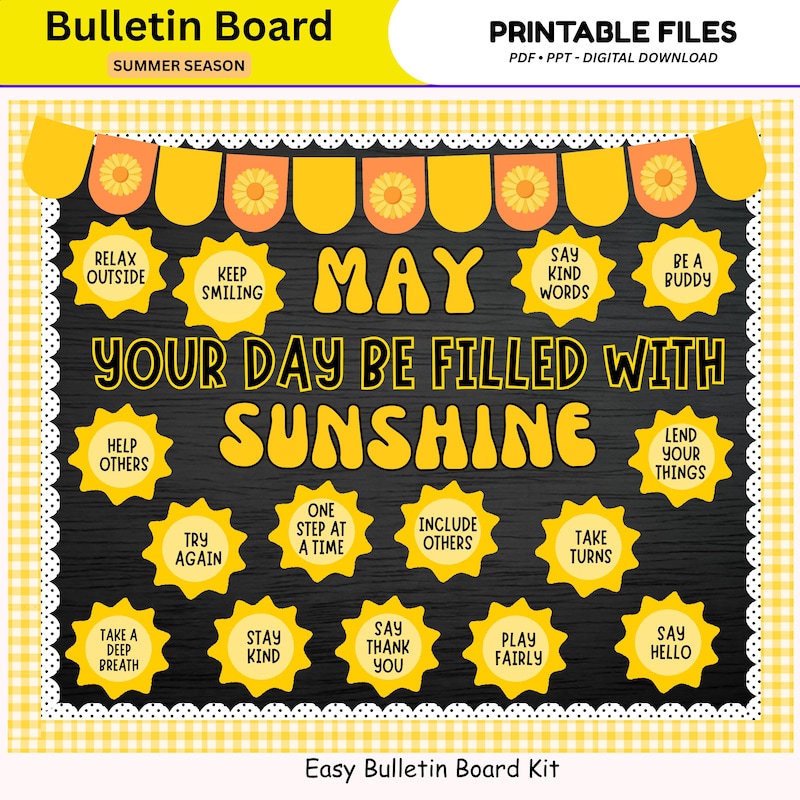 Summer Health Bulletin Board Ideas - Etsy