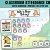 Owl-themed Attendance Chart Bulletin Board | Daily Attendance Chart L ...