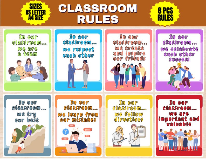 Classroom Rules | Class Rules | Our Classroom Rules Sign | in This ...
