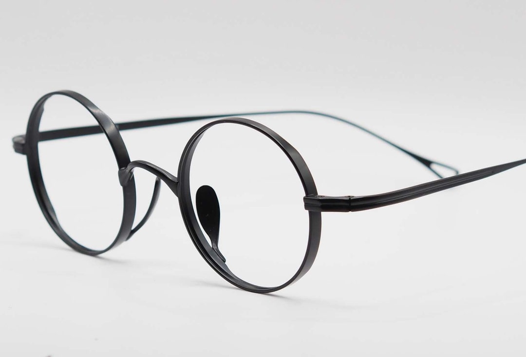 Vintage Titanium Round Style Handcraft Frames - Retro Eyewear in ...