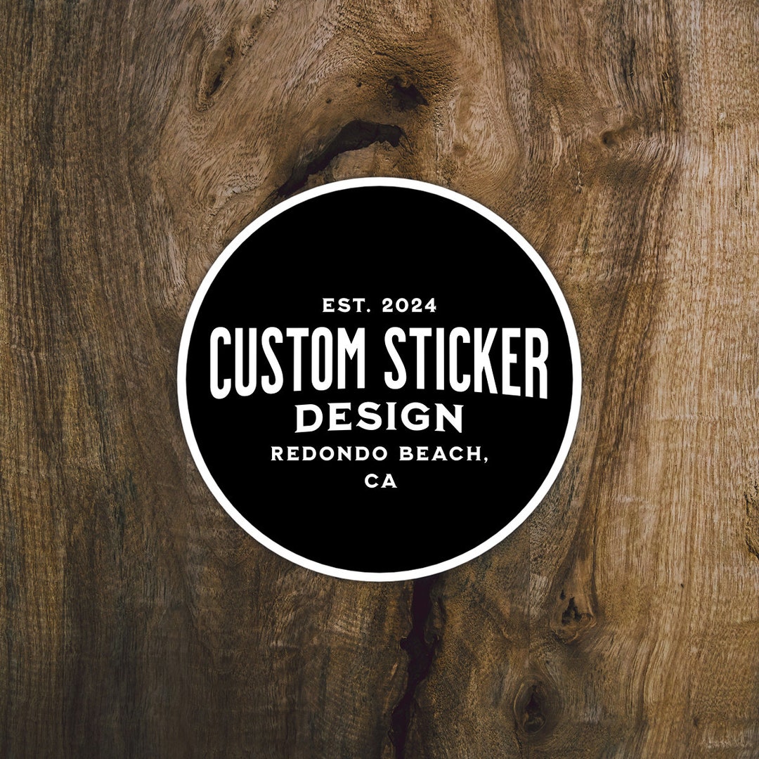 Design Your Own Sticker, Bulk Custom Business Logo Sticker, Custom Logo ...