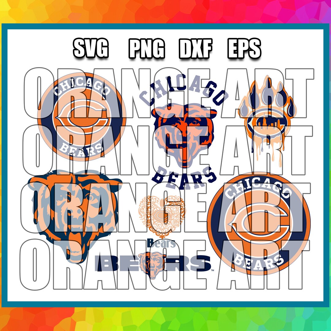 Chicago Bearss Football SVG PNG Bundle, Svg Sports Files, Svg for ...
