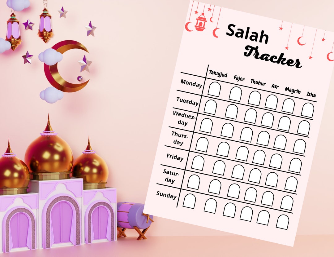 Salah Tracker, Ramadan Planner, Muslim Planner Digital, Quran Tracker ...
