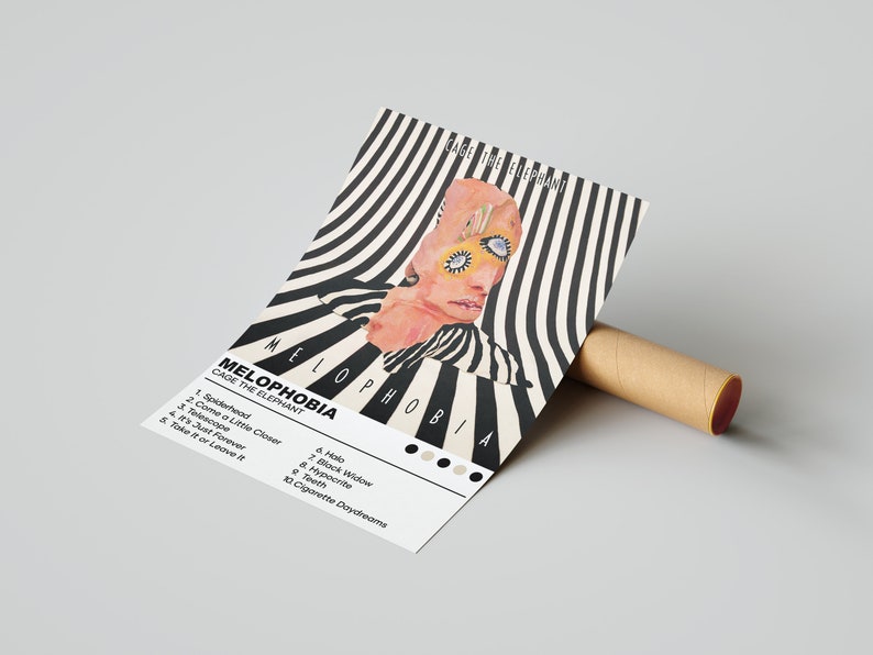 Melophobia - Cage the Elephant Album Poster, Melophobia Cage the ...