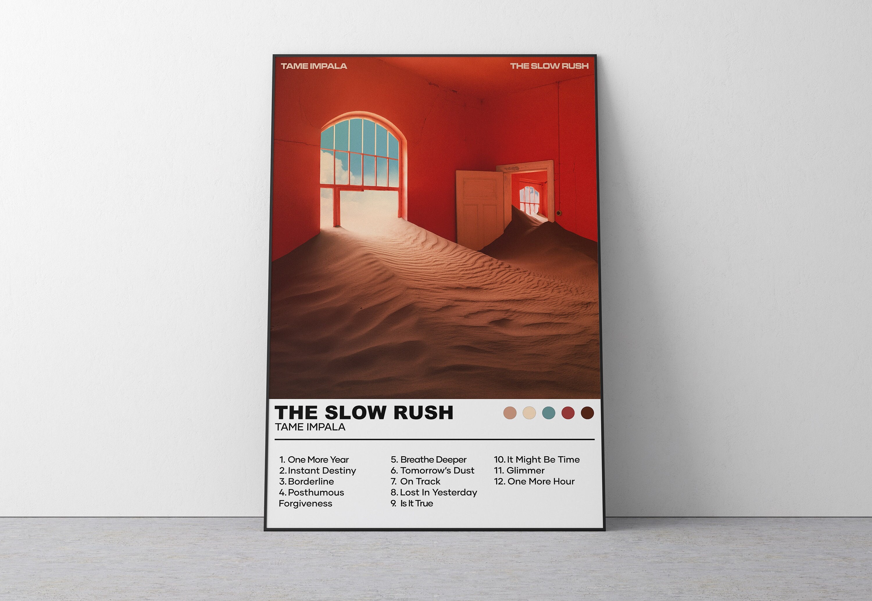 The Slow Rush Tame Impala Album Poster, the Slow Rush Tame Impala ...