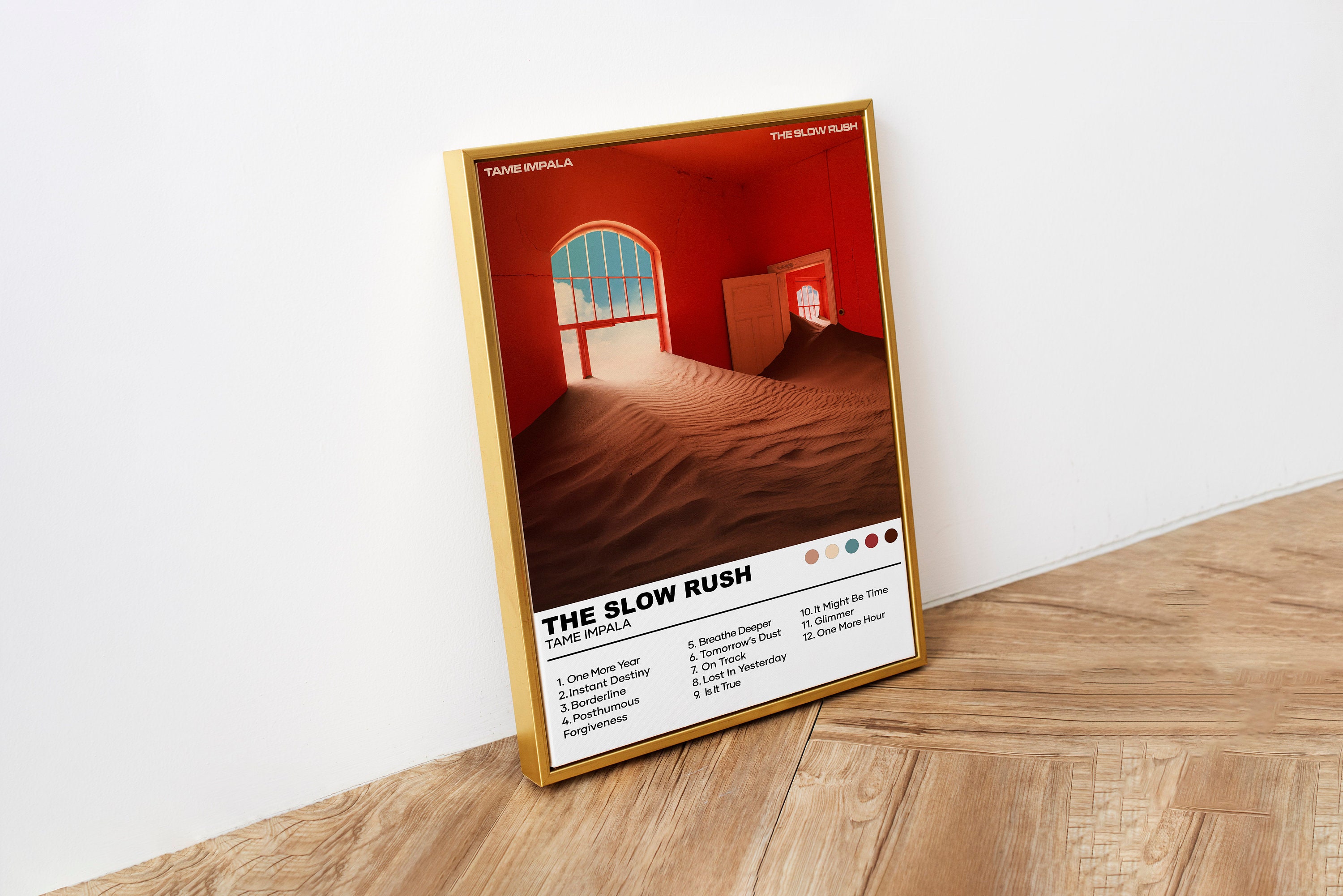 The Slow Rush - Tame Impala Album Poster, the Slow Rush Tame Impala ...