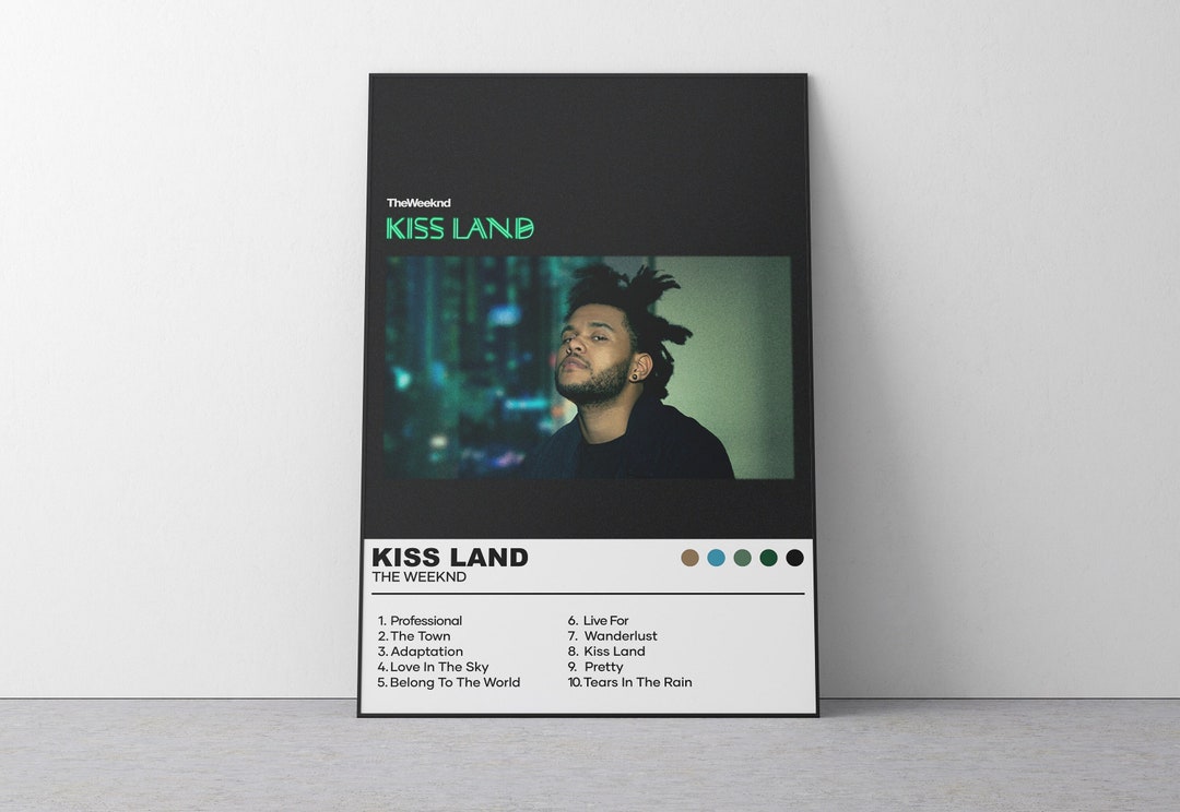 Kiss Land the Weeknd Album Poster, Kiss Land the Weeknd Digital Print ...