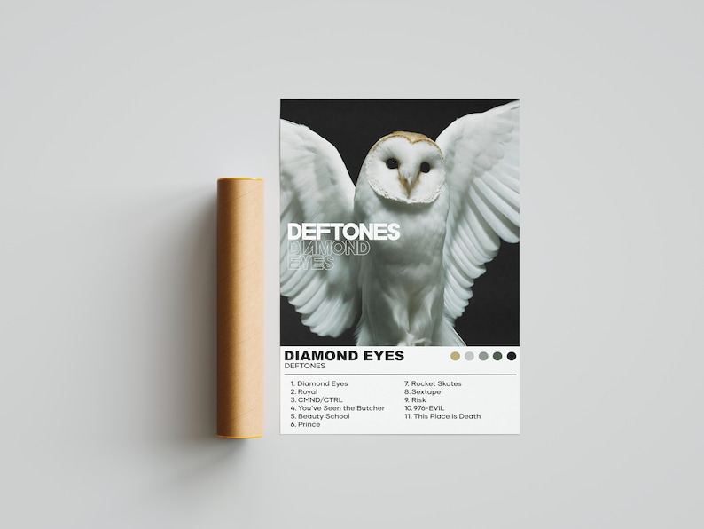 Diamond Eyes - Deftones Album Poster, Diamond Eyes Deftones Digital Print, Diamond Eyes Album ...