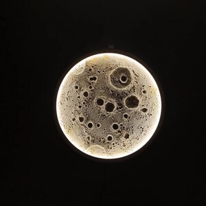3D Moonlight Led Sign Illuminated Moonlight Wall Art Lighted Moonlight ...