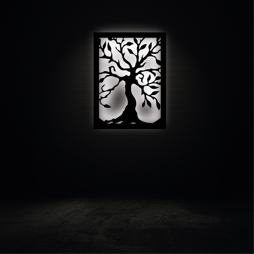 Tree of Life Led Sign Illuminated Tree of Life Wall Art Lighted Decor ...