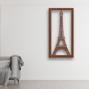 Paris Eiffel Tower Led Sign Illuminated Eiffel Tower Wall Art Lighted ...