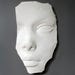 3D Stone Sculpture Abstract Face Object Mask Modern Concrete Stone View ...