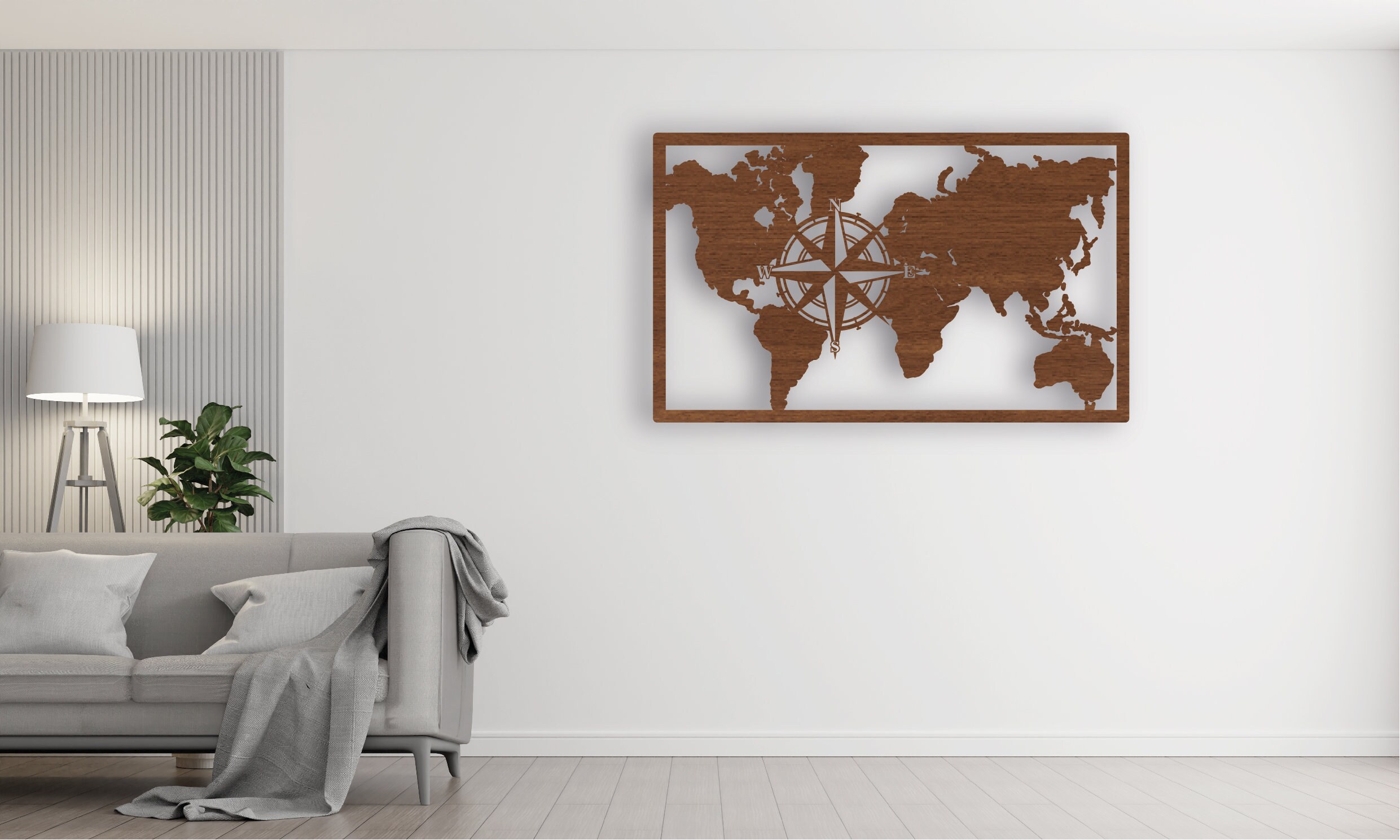 World Map Led Sign Illuminated Maps Wall Art Lighted World Map Square Decor Lighted Home Wall ...