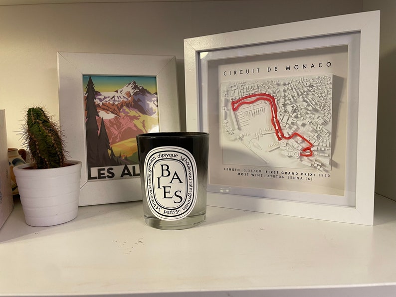 F1 Monaco Track 3d Print Framed F1 Gift - Etsy