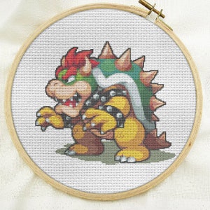 Bowser Cross Stitch Pattern PDF Instant Download - Etsy