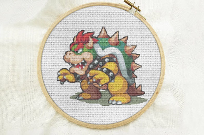 Bowser Cross Stitch Pattern PDF Instant Download - Etsy