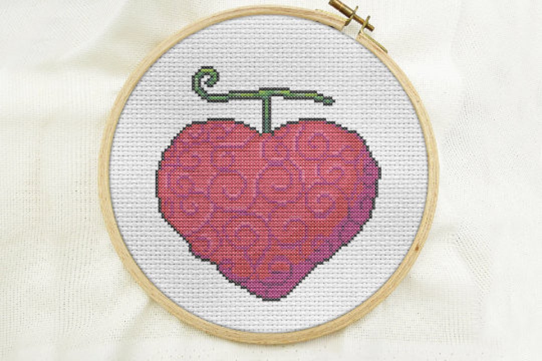One Piece Ope Ope No Mi Devil Fruit Cross Stitch Pattern PDF Instant ...