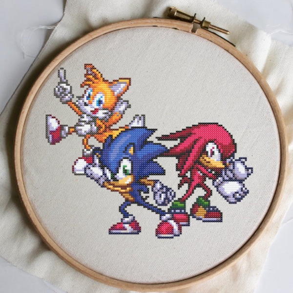 Sonic Cross Stitch Pattern - Etsy