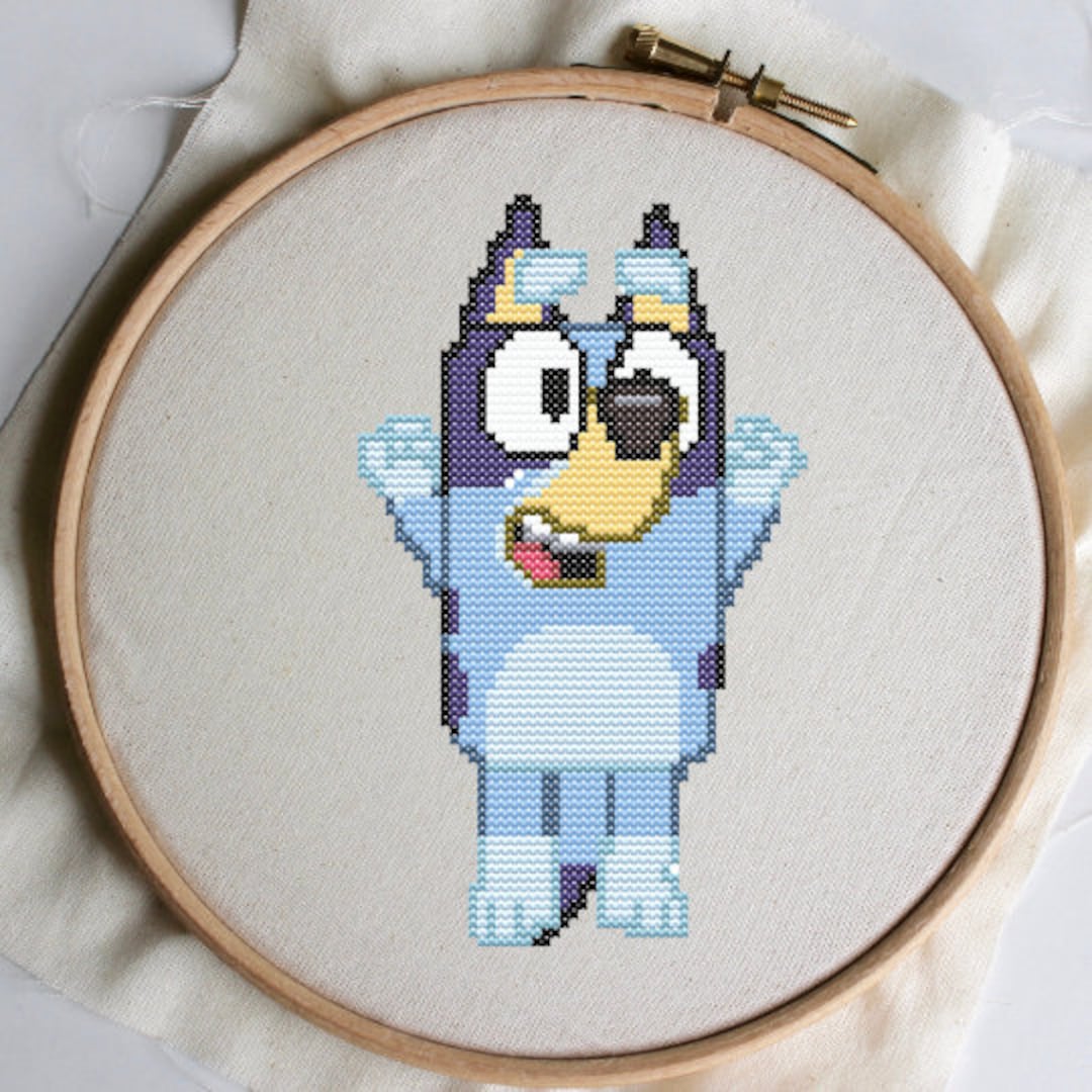 Easy Bluey Cross Stitch Pattern Instant Download - Etsy