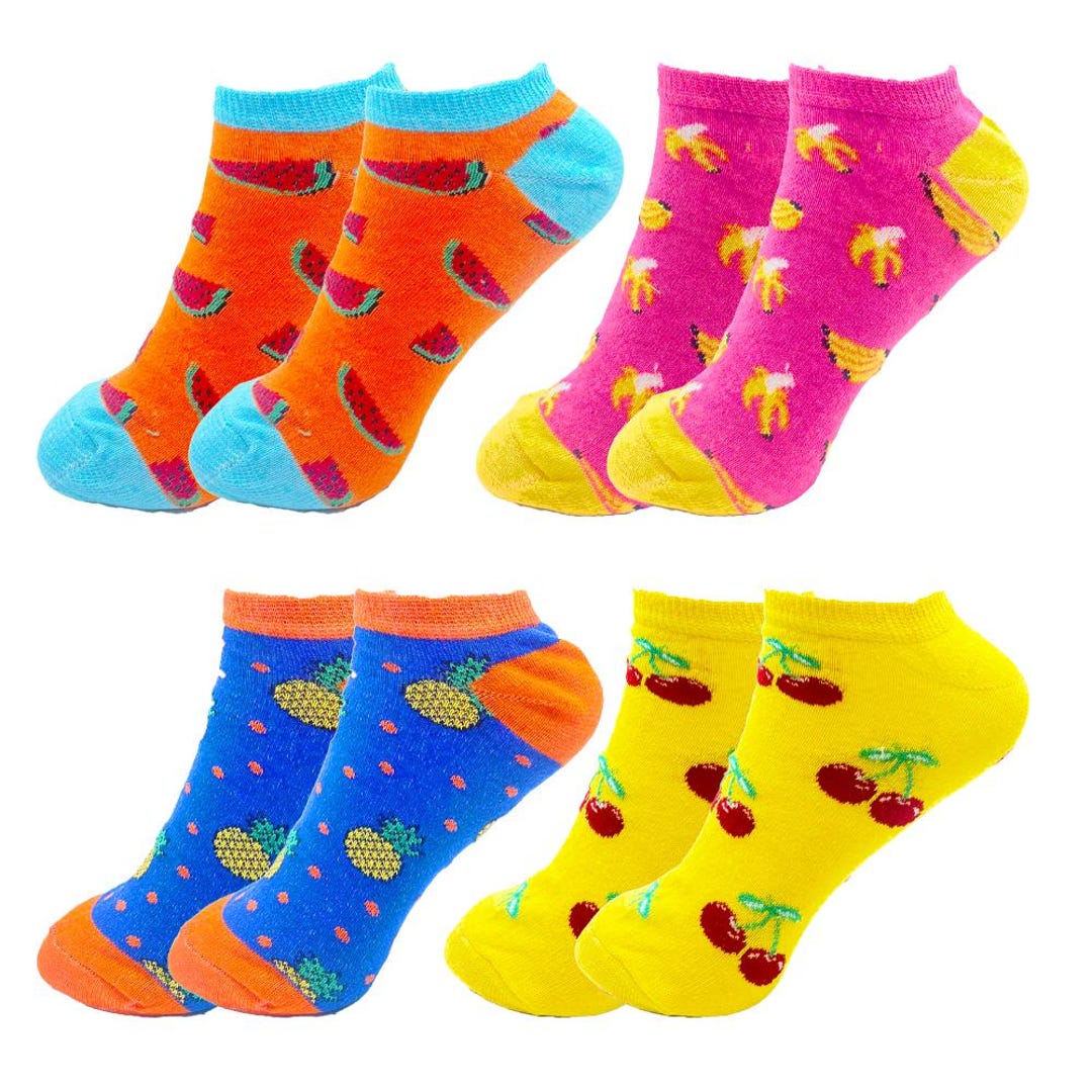 Funky Low Cut Ankle Socks: Women's Trainer Liners, UK 4-7 - Etsy UK