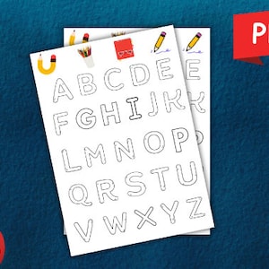 Montessori Letters Letter Recognition Printable Abc Pre-k Alphabet ...