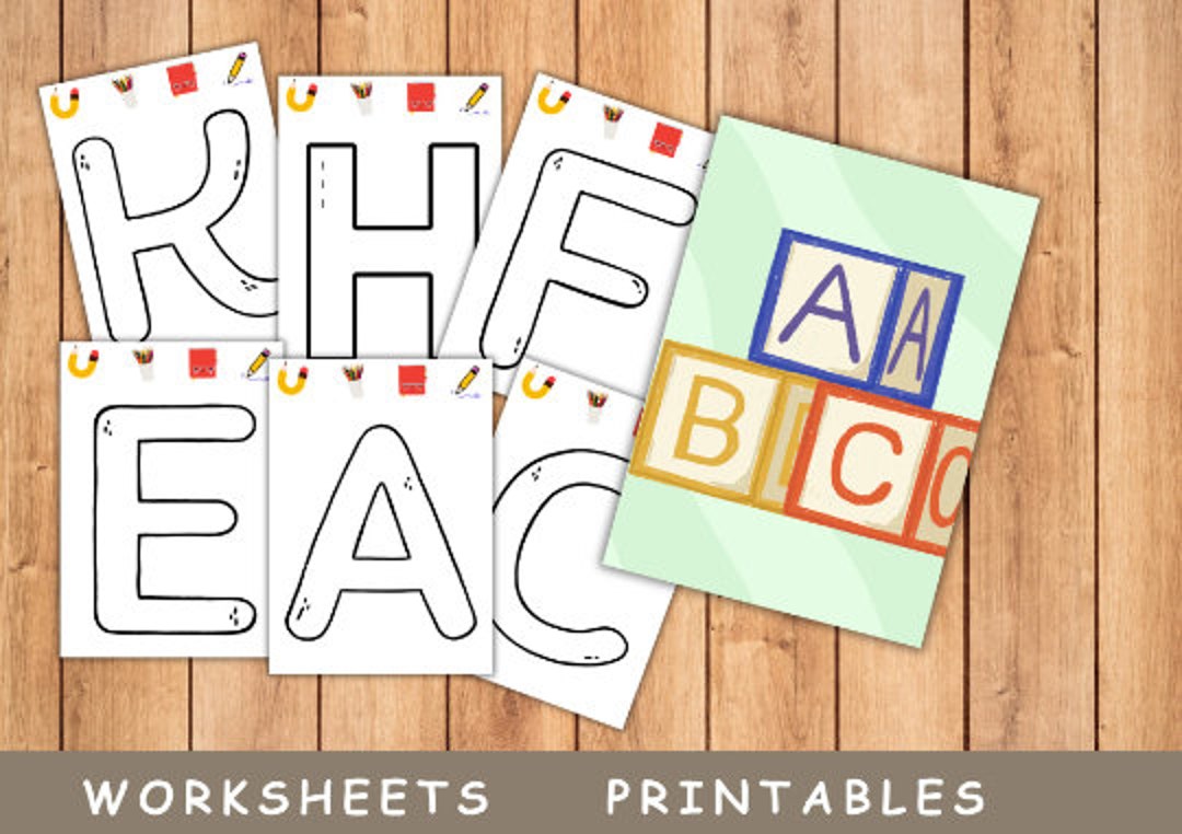 Montessori Letters Letter Recognition Printable Abc Pre-k Alphabet ...