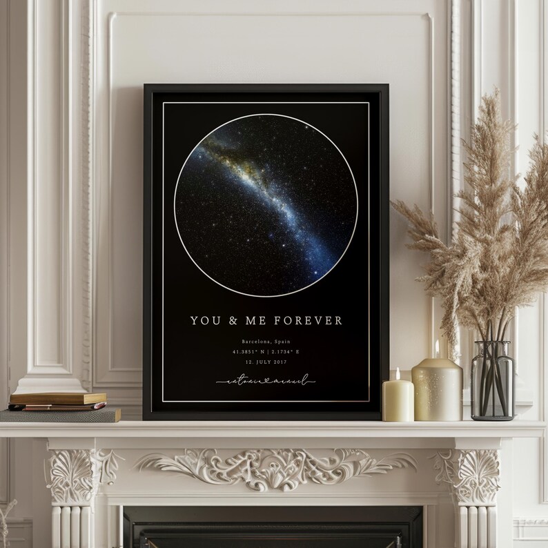 Personalized Star Map – Custom Night Sky Poster | Unique Gift for ...