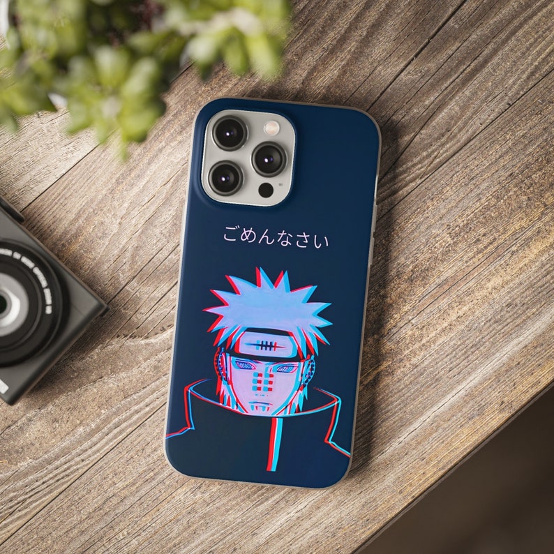 Anime Phonecase 1 Naruto Pain Phonecase Blue and Neon With Japanease ...