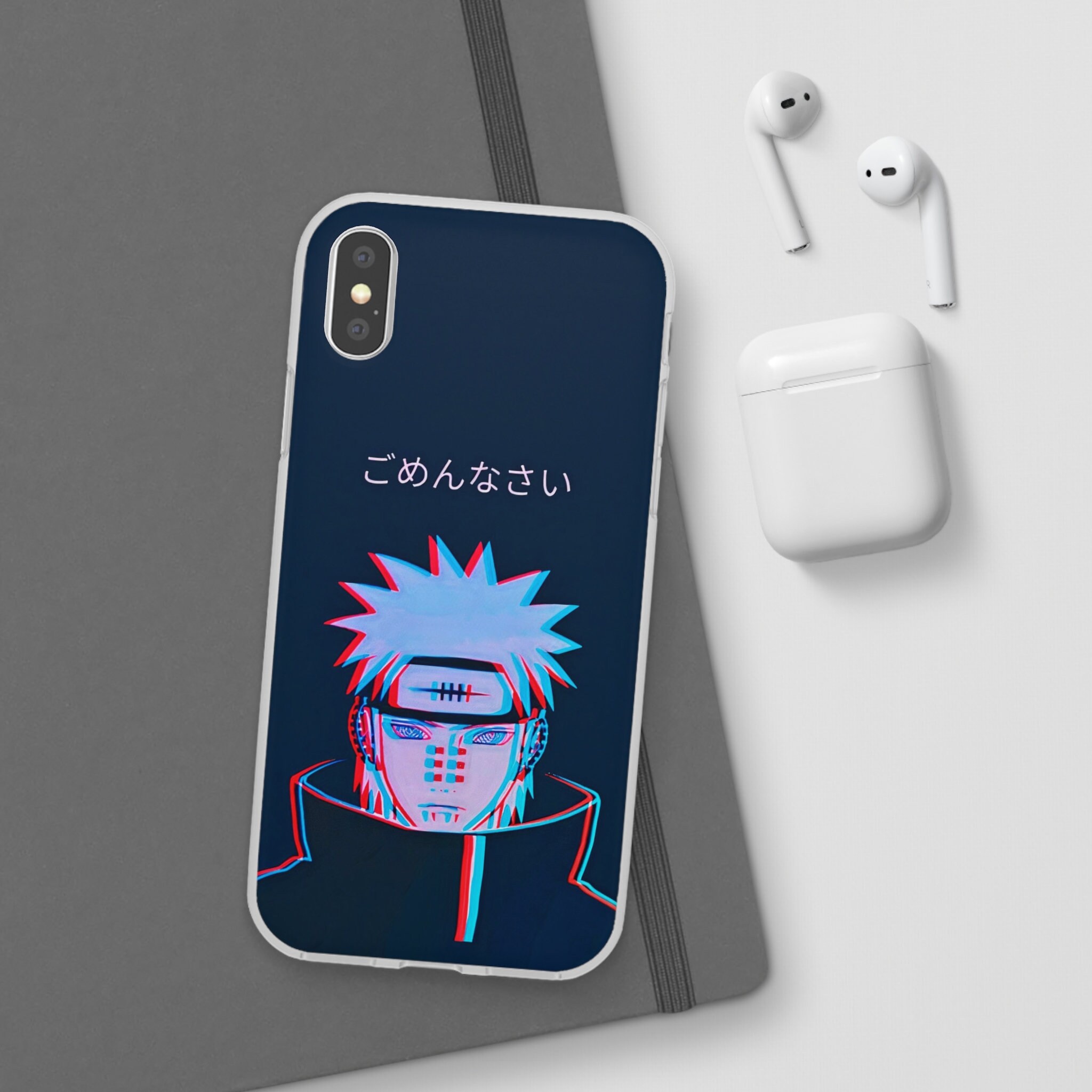 Anime Phonecase 1 Naruto Pain Phonecase Blue and Neon With Japanease ...