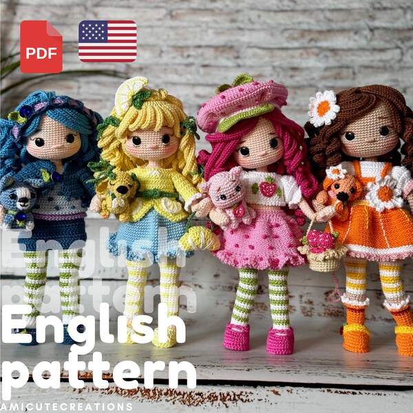 Strawberry Shortcake Crochet Doll - Etsy