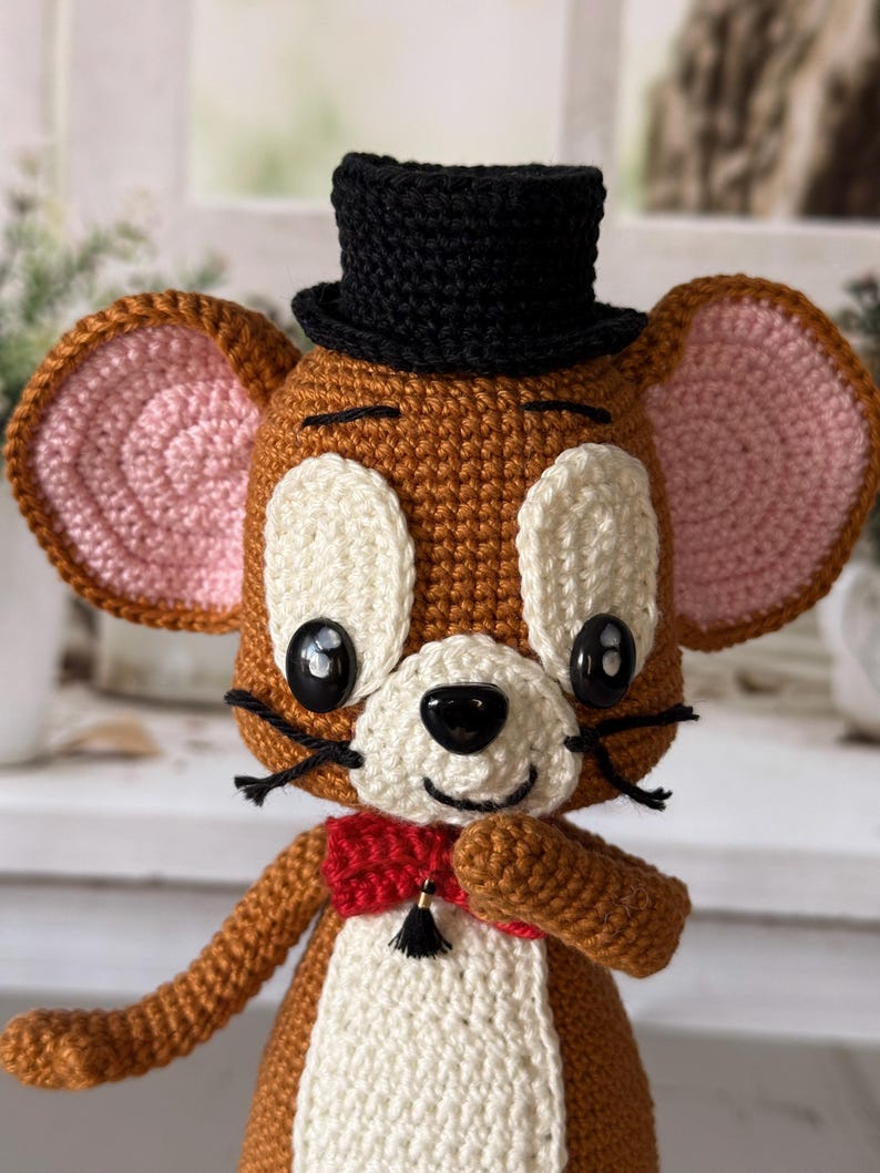 Mouse Amigurumi Crochet English Pattern PDF - DIY Cartoon Soft Toy ...
