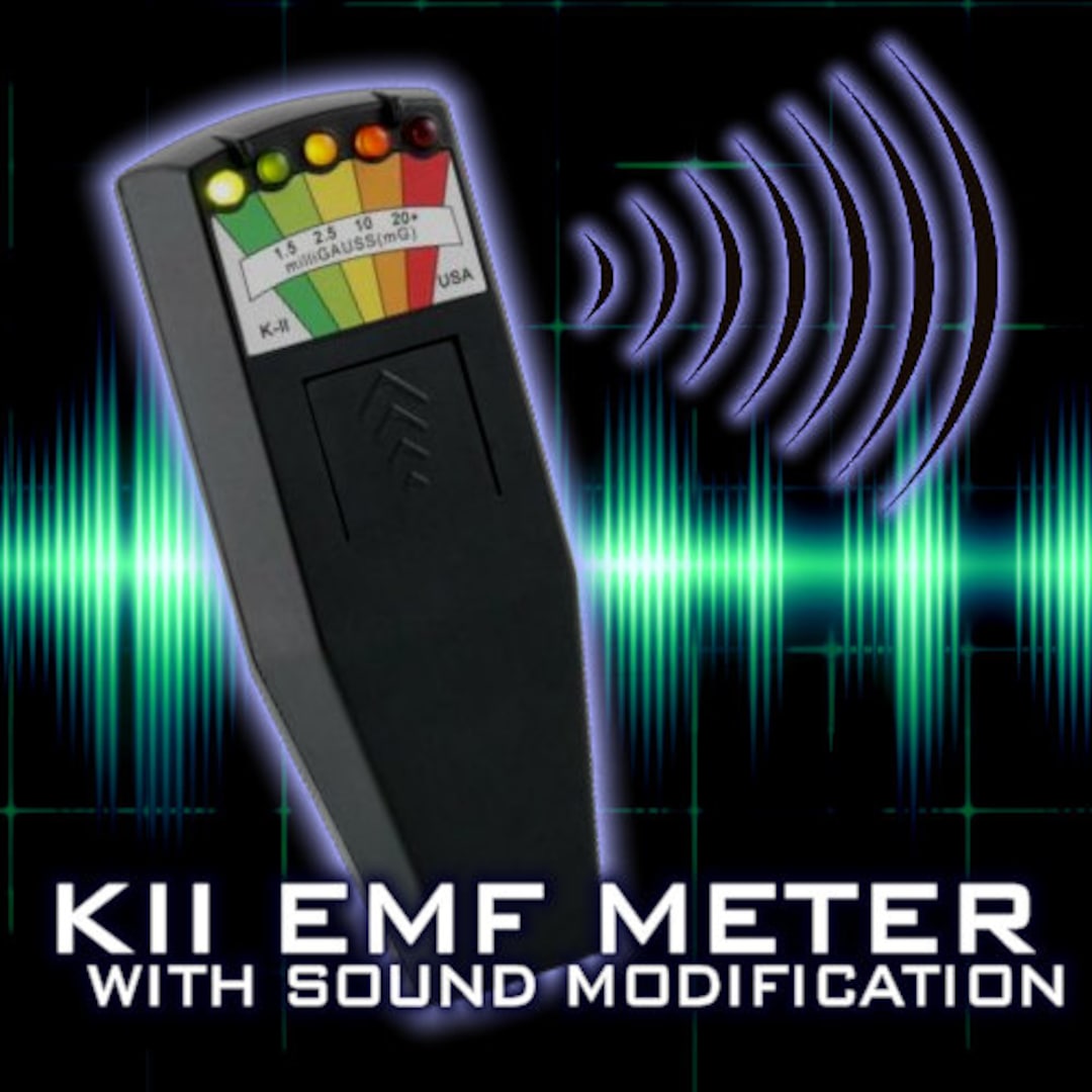 K2 EMF Meter With Sound Alarm Modification, Paranormal Ghost Hunting ...