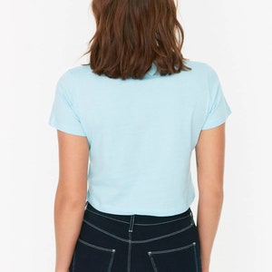 Crop Top Sewing Pattern | Baby Tee Cropped Top | Easy Beginner Pattern ...