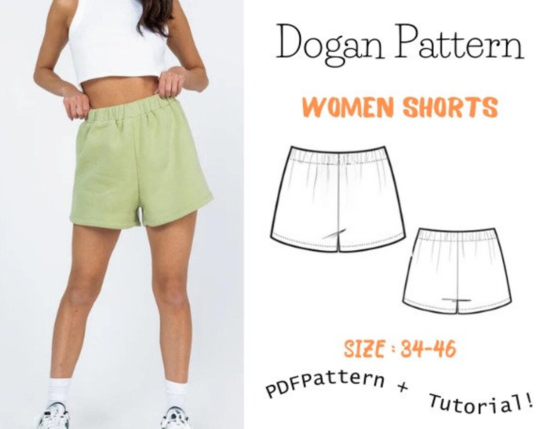 Summer Shorts Pattern | Women Shorts Pattern | Beginner Shorts Pattern ...