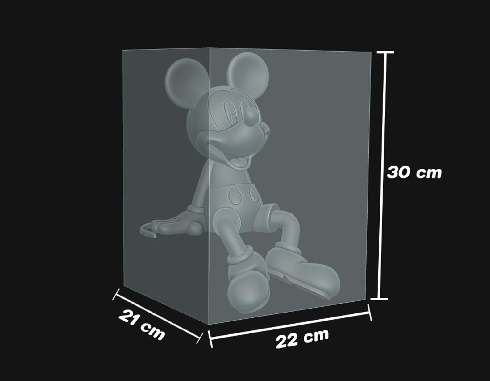 Mickey Mouse STL 3D File | Full Printable Model | Digital Download for ...