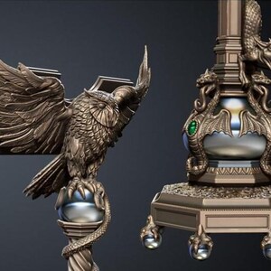 Hogwarts Owl Lectern | Real Life Size | Magical 3D Printable Model ...