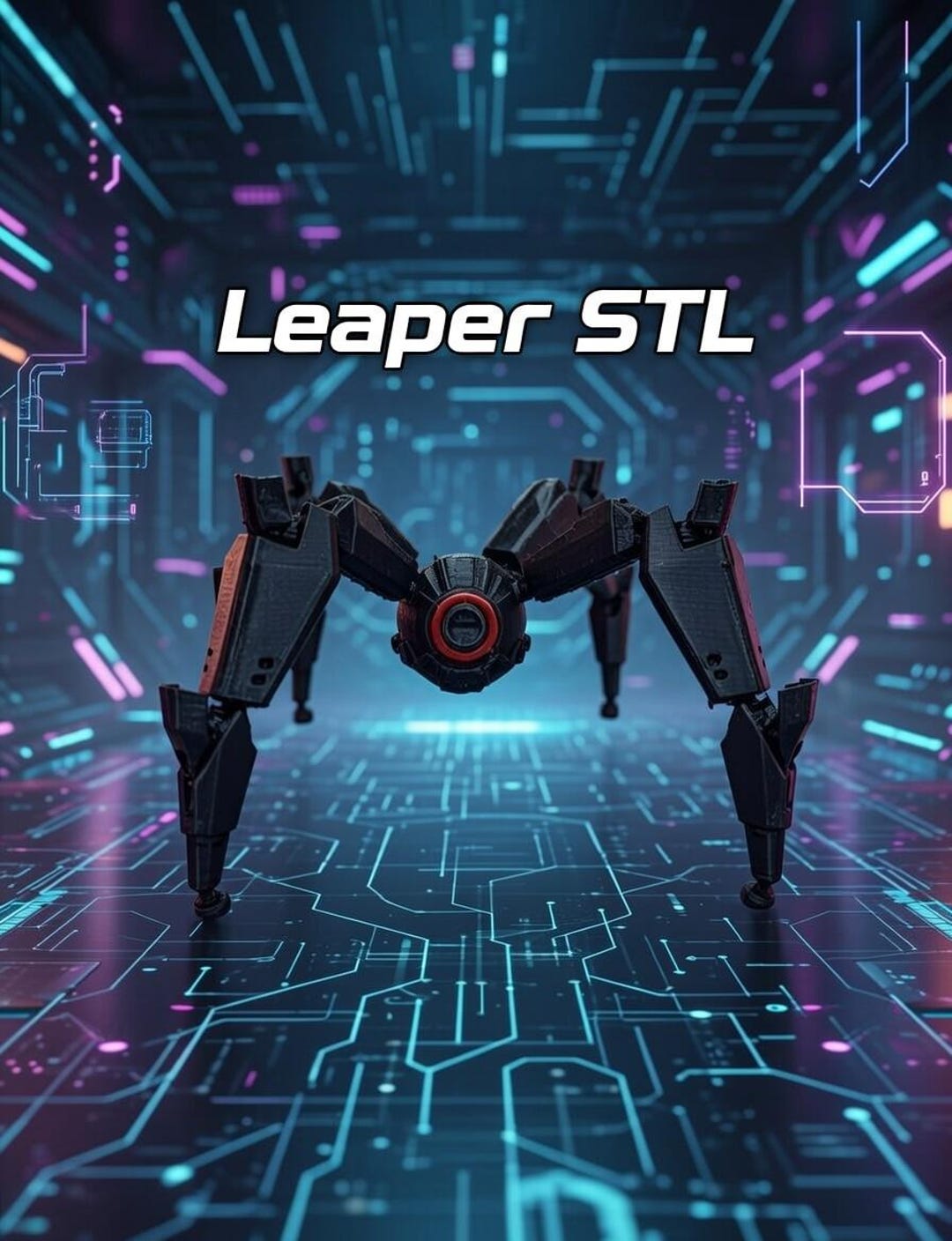 Arc Raiders Leaper STL | 3D Printable Leaper Walker | Sci-fi Mech Fan ...