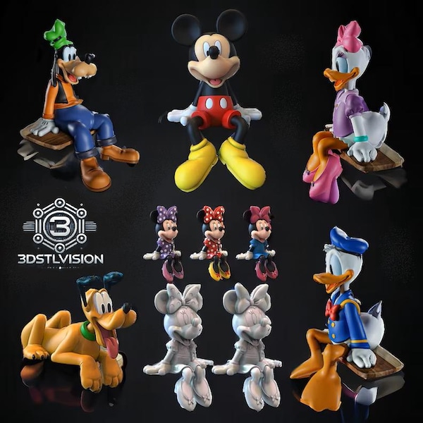 Resin Cartoon Figures - Etsy UK