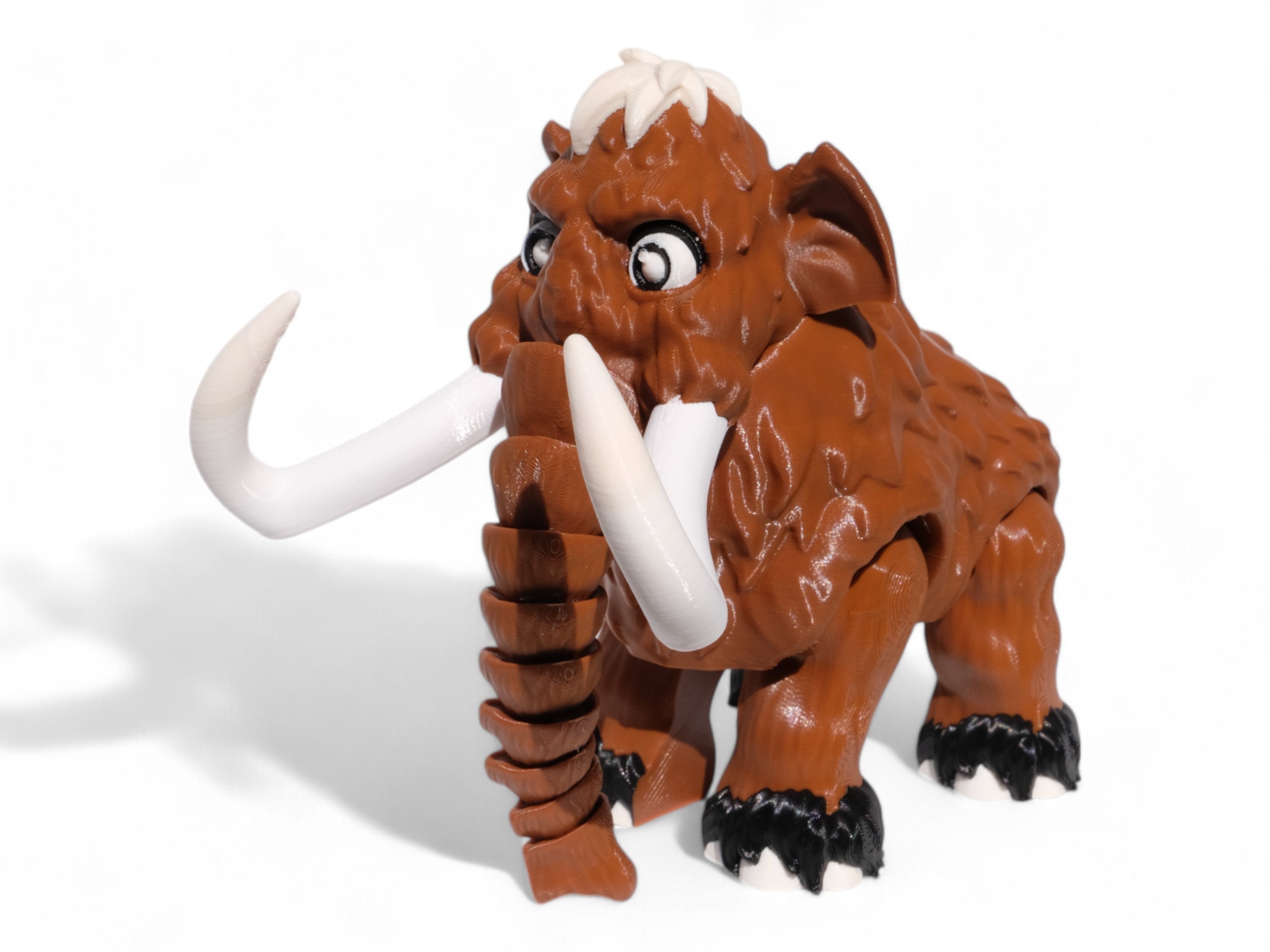 3D Printed Woolly Mammoth Toy - Unique Collectible Figurine - Mammoth ...