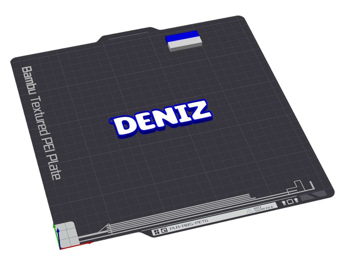 3D Name Plate Stl Personalized Keychain Stl Stl File for 3D Printing - Etsy
